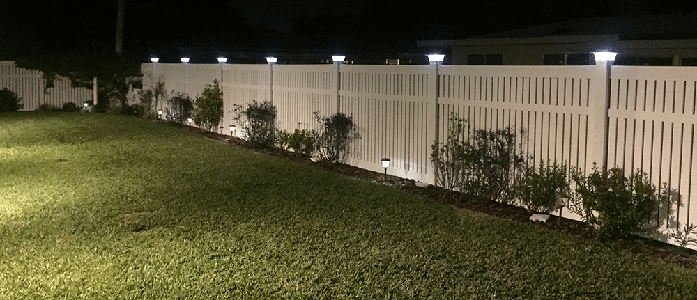 Outdoor Fence Lighting Ideas:Enhance The Outdoor Atmosphere